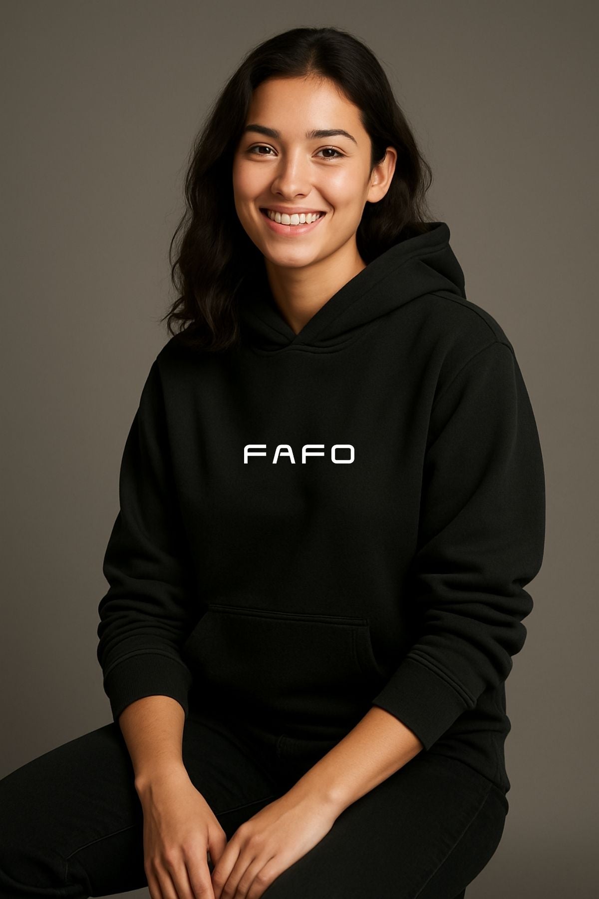 Fafo logo premium Hoodies Online - Printed Hoodies from FAFO – Fafo Store